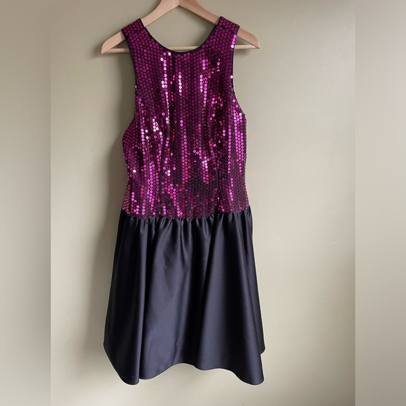 Rimini | Dresses | Vintage Rimini Drop Waist Crisscross Back Sequin ...